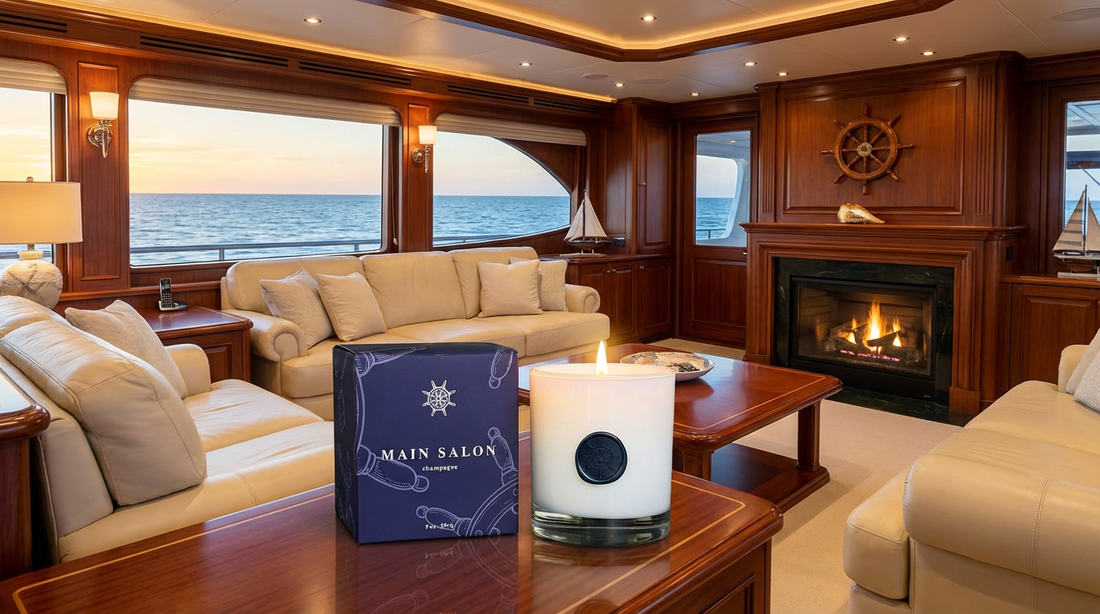 MAIN SALON - Yacht Life 9 oz candle (champagne) – CaliCosmetics.com